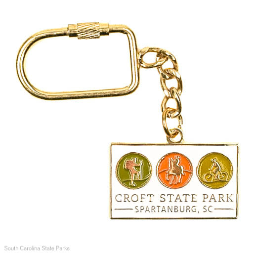 KEY RING CROFT STATE PARK LOGO METAL - South Carolina State Park Web Store