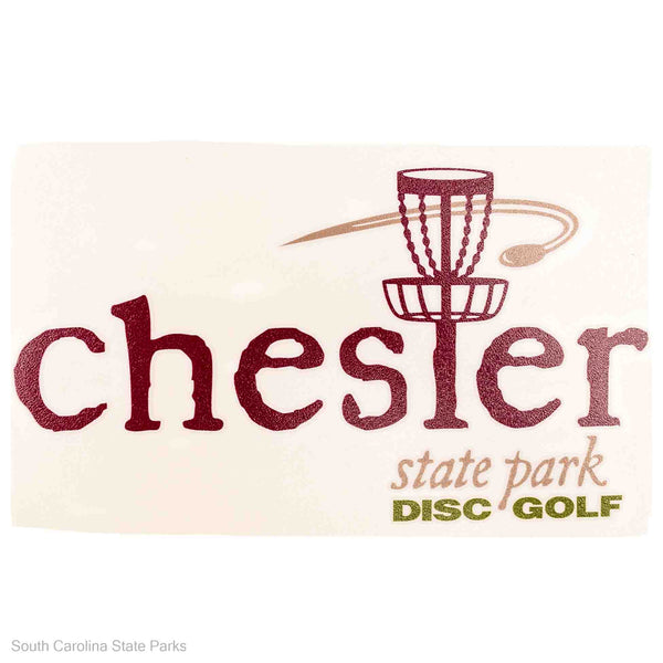 DECAL / STICKER CHESTER STATE PARK DISC GOLF LOGO - South Carolina ...