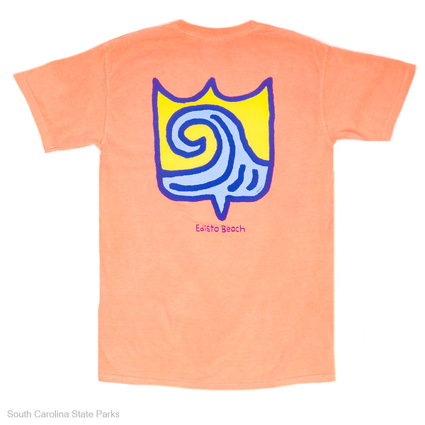 SHIRT EDISTO BEACH STATE PARK SHIELD WAVE - South Carolina State Park ...
