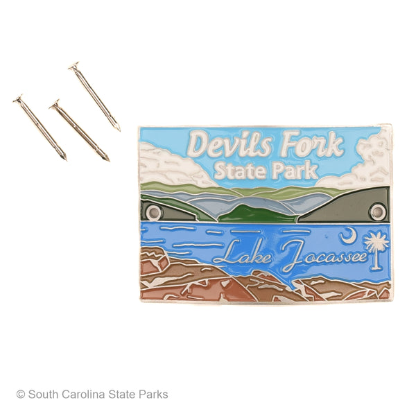 DEVILS FORK STATE PARK HIKING STICK MEDALLION - South Carolina State ...