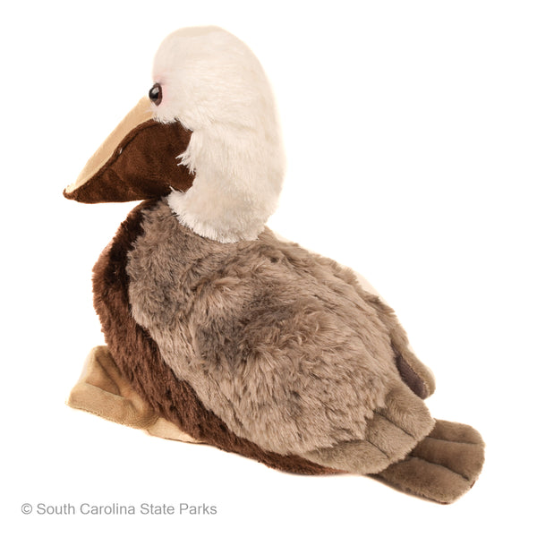 12" Brown Pelican Stuffed Animal - South Carolina State Park Web Store