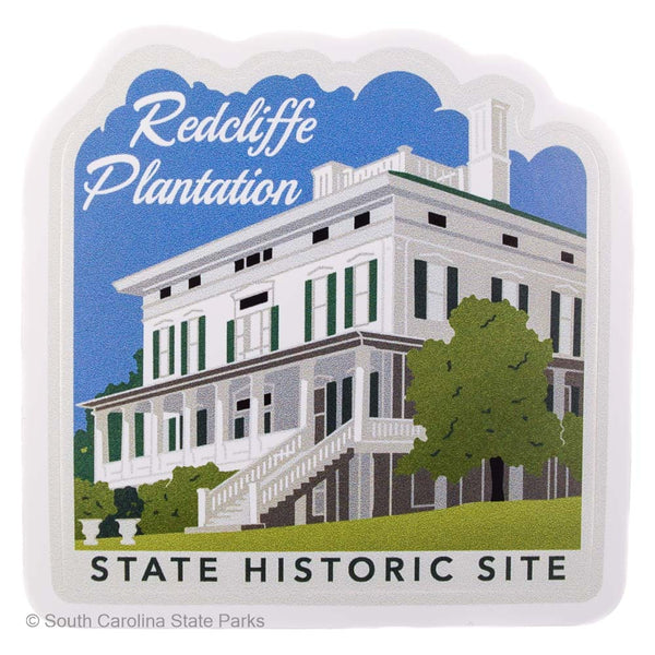 DECAL REDCLIFFE PLANTATION MANSION STICKER - South Carolina State Park ...