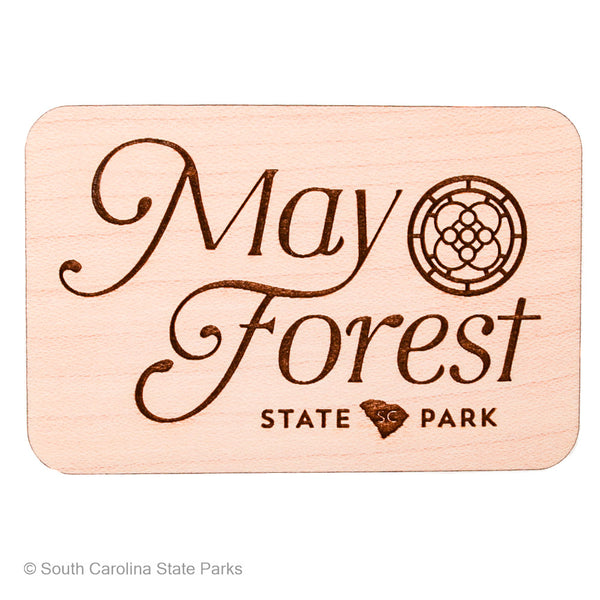 MAGNET WOODEN MAY FOREST STATE PARK LOGO - South Carolina State Park ...