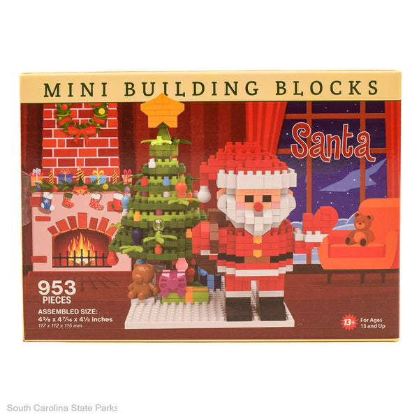 MINI SANTA BUILDING BLOCKS - South Carolina State Park Web Store