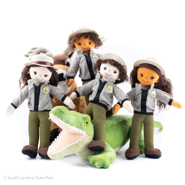 11" Female and Male Park Ranger Doll Plush - ADI01838 - South Carolina ...