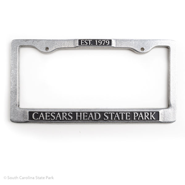 Caesars Head State Park Pewter License Plate Frame - CAEI05752 - South ...