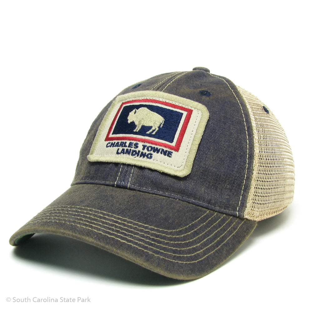 Charles Towne Landing Bison Hex Patch Hat - South Carolina State Park ...